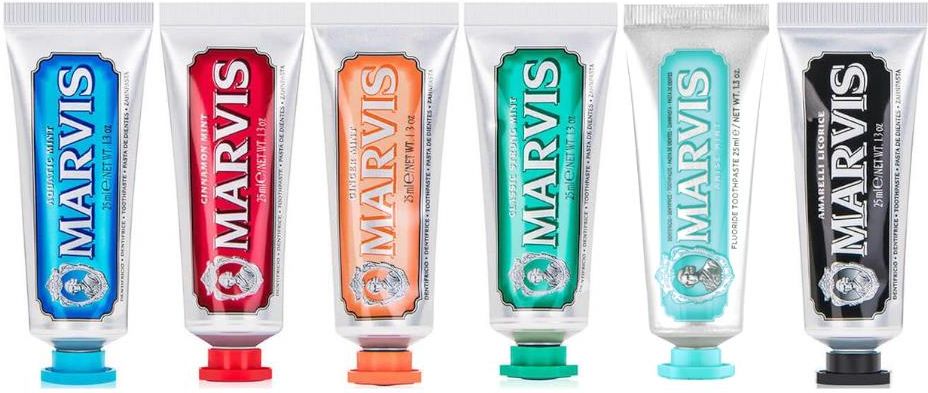 Marvis Zestaw Past Do Zębów - Toothpaste Flavor Collection Gift Set ...