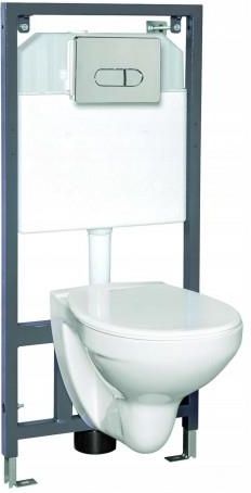 Zestaw podtynkowy Loge Zestaw Podtynkowy Wc Pacific Chr/Rossa Biały ...