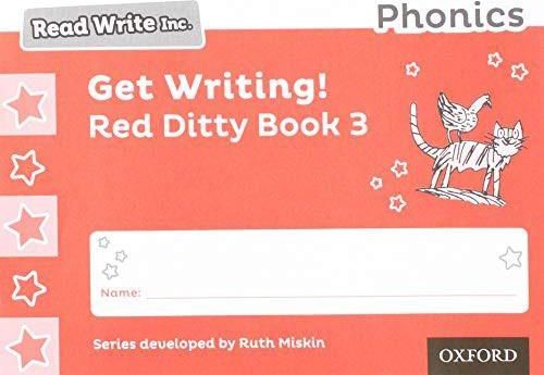 Read Write Inc. Phonics: Get Writing! Red Ditty Book 3 Pack of 10 ...