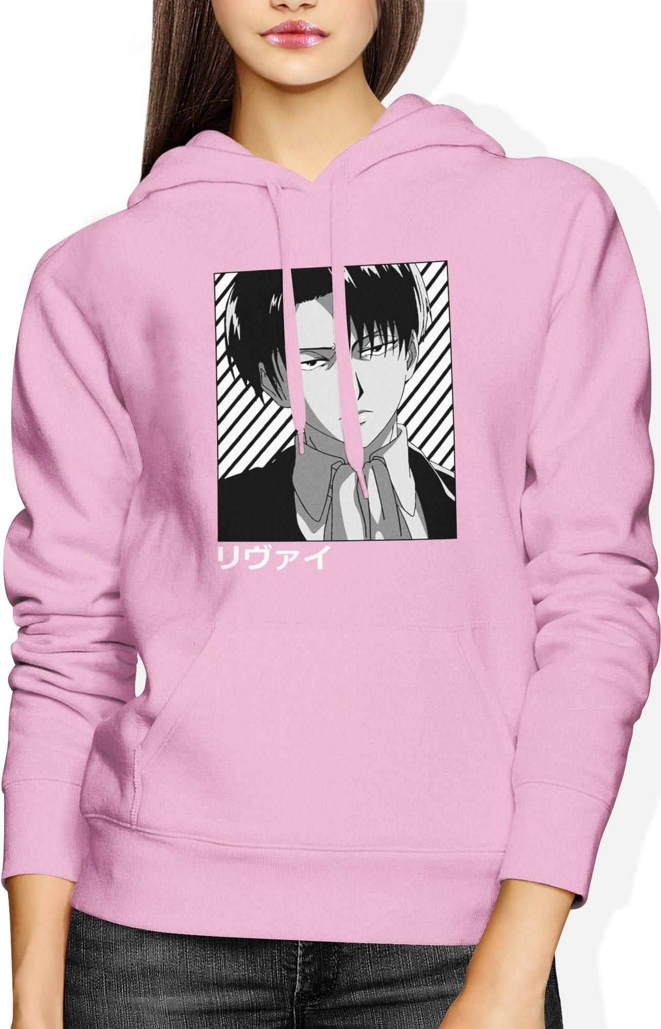 Jhk Levi Ackermann Attack On Titan Atak Tytanów Damska Bluza Z Kapturem S Różowy - Ceny i opinie ...