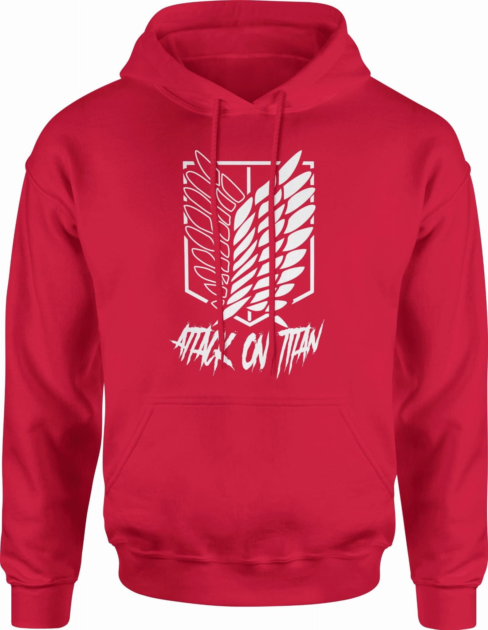 Jhk Atak Tytanów Attack On Titan Męska Bluza Z Kapturem M Czerwony - Ceny i opinie - Ceneo.pl