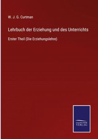 Lehrbuch der Erziehung und des Unterrichts - Literatura obcojęzyczna ...
