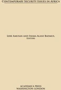 Contemporary Security Issues in Africa - Literatura obcojęzyczna - Ceny ...