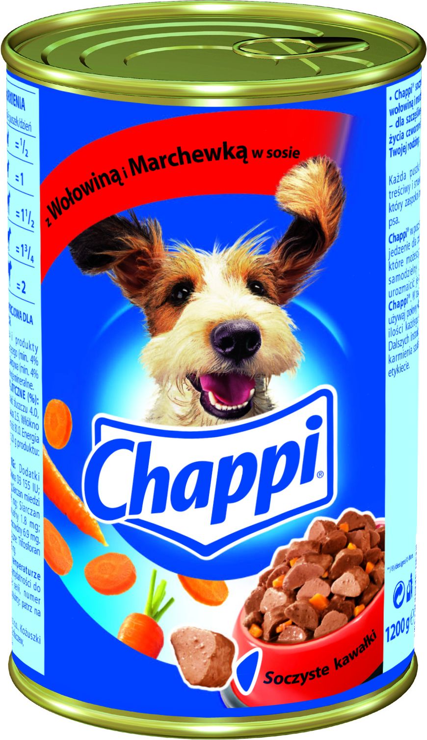 Karma Chappi Wołowina i Marchew 400g - Ceny i opinie - Ceneo.pl