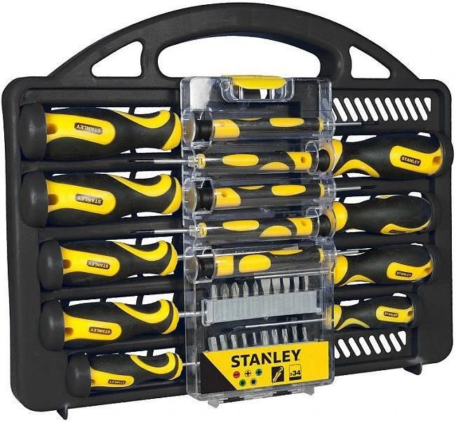 Śrubokręt Stanley Zestaw Wkrętaki Śrubokręt Bity 34EL 62-141 62141 ...