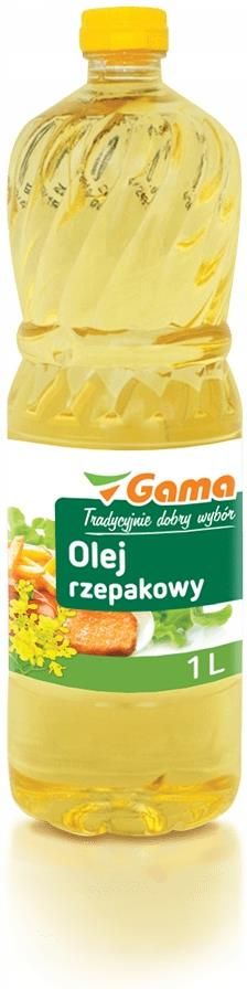 Gama Olej Rzepakowy 1l Kruszwica - Ceny i opinie - Ceneo.pl