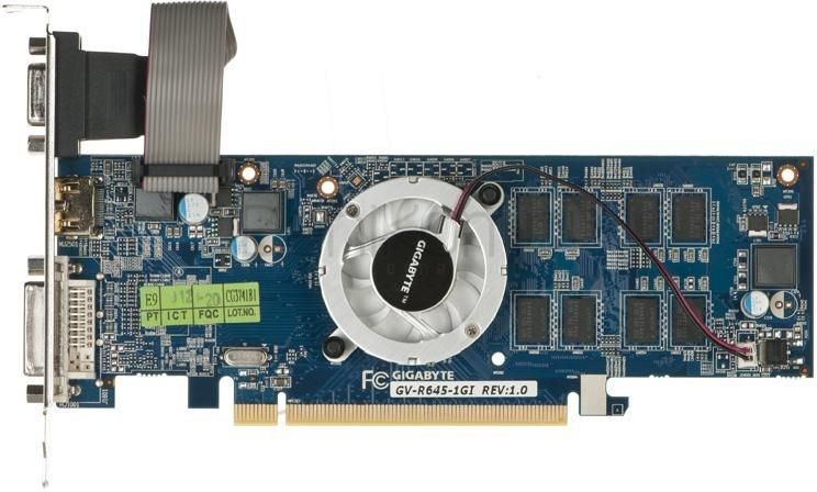 Gigabyte Radeon HD6450 1GB 64bit OC (GV-R645OC-1GI) - Karta graficzna ...