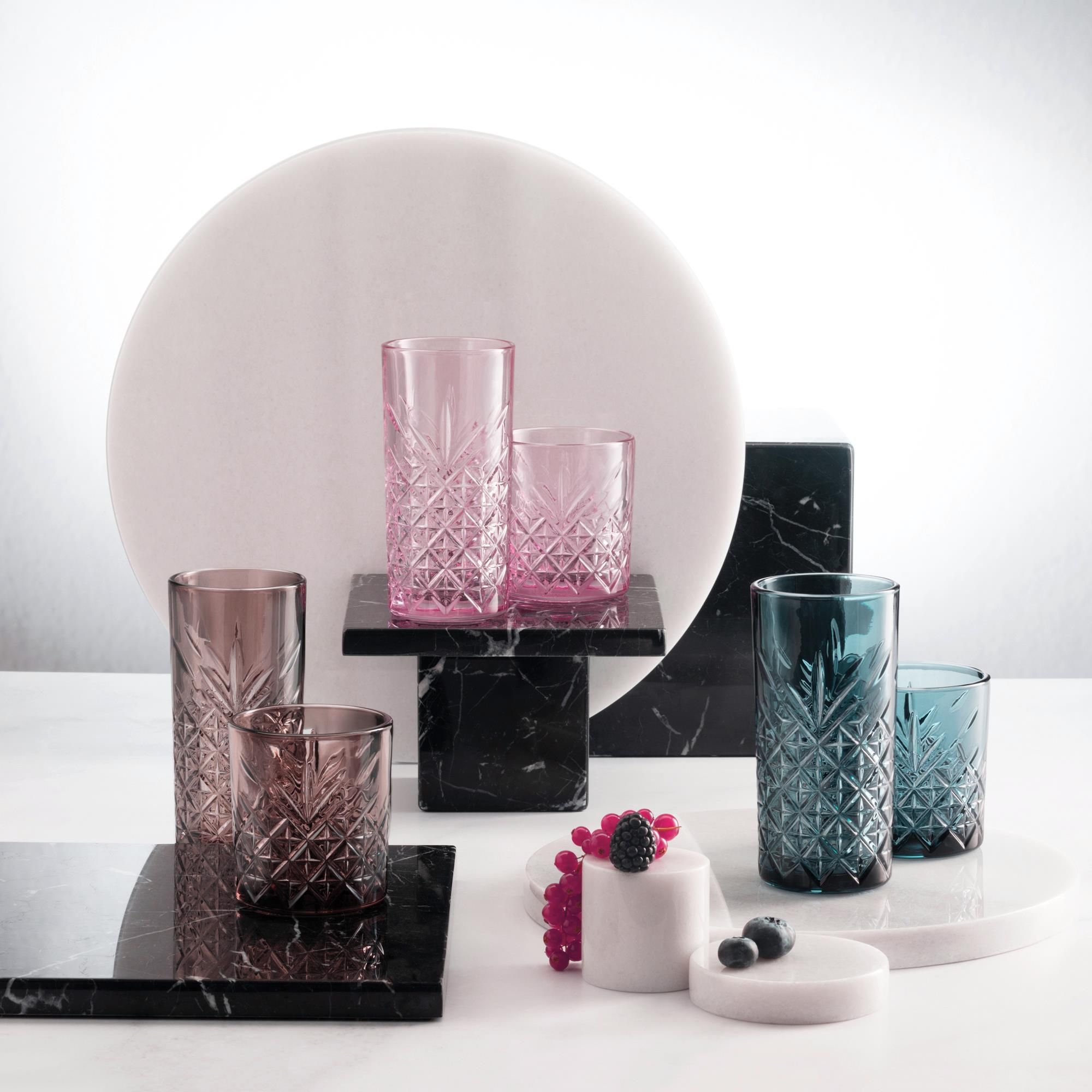 Pasabahce Komplet 4 Szklanek Timeless Pink 450 ml (722247) - Opinie i ...
