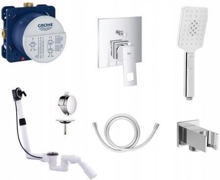 Zestaw podtynkowy Grohe Eurocube Kludi Rotexa 24062000+NGA051S3 ...