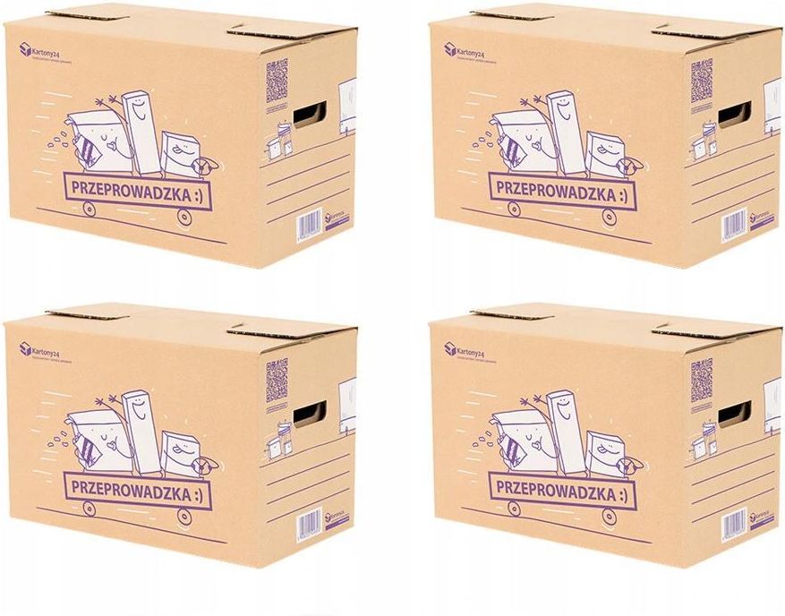 Średni karton do przeprowadzki pudełko 50L - 4szt. - Ceny i opinie ...