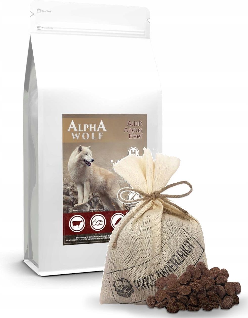 Karma Alpha Wolf Alphawolf Angus Beef Wołowina + Spirit 12Kg - Ceny i ...