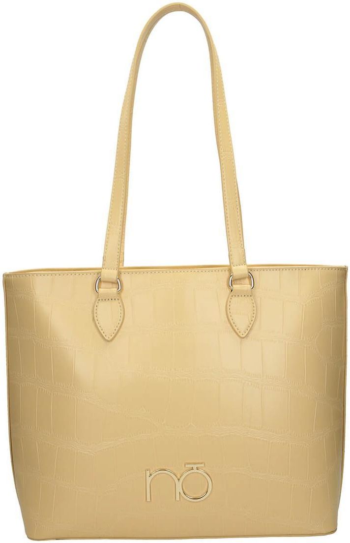 Żółta shopperka Nobo z motywem skóry krokodyla - Ceny i opinie - Ceneo.pl