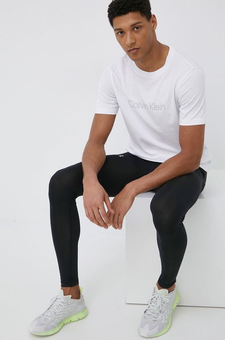 Calvin Klein Performance t-shirt treningowy CK Essentials kolor biały z ...