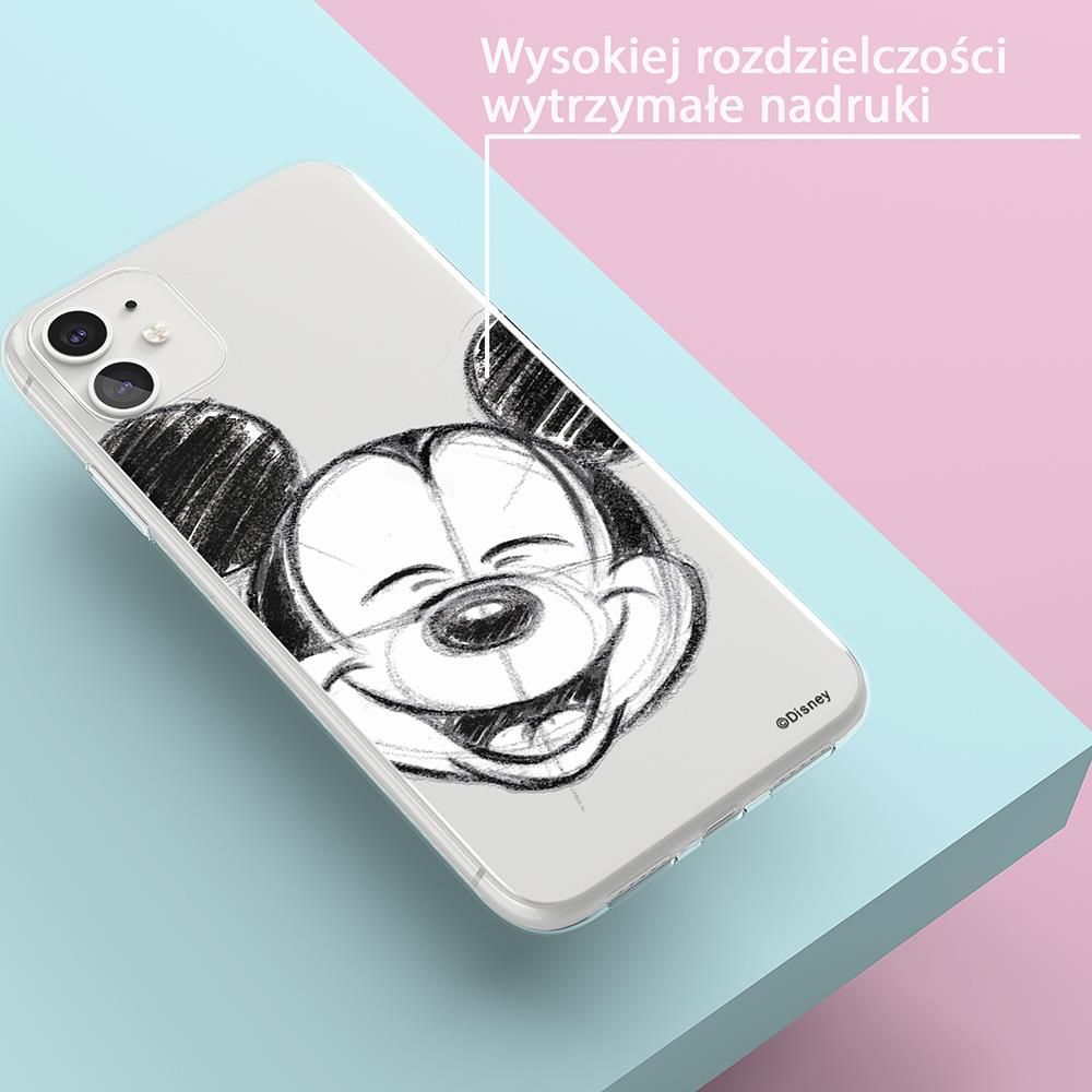 Etui Mickey 016 Disney Nadruk częściowy Przeźroczysty Producent: Xiaomi, Model: MI NOTE 10 / MI ...