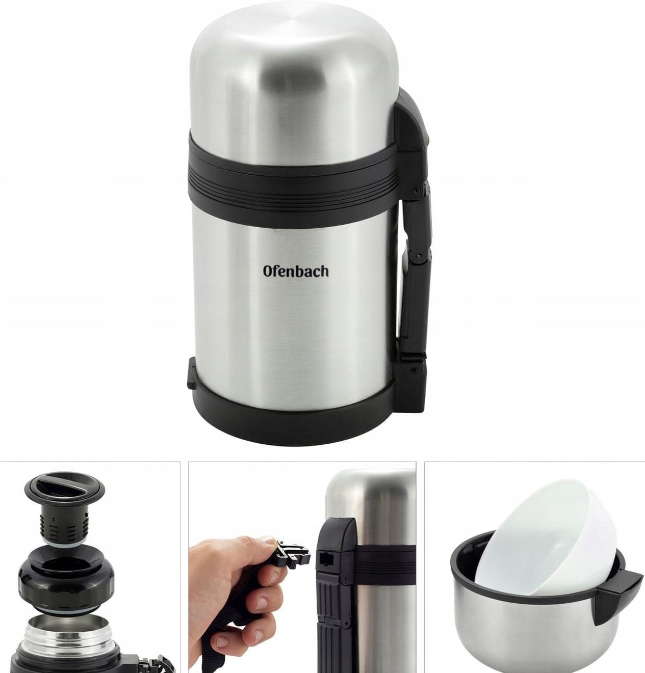 Ofenbach Obiadowy 101309 Inox 0.8L - Ceny i opinie - Ceneo.pl