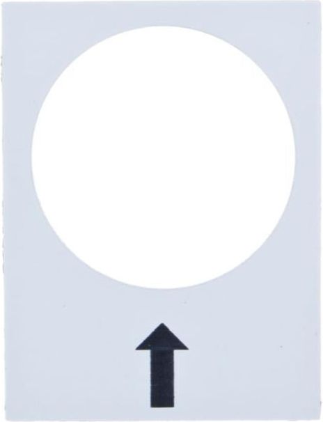 Tabliczka opisowa biała prostokatna 30x40mm W PRAWO WOLNO ZB2BY4907 ...