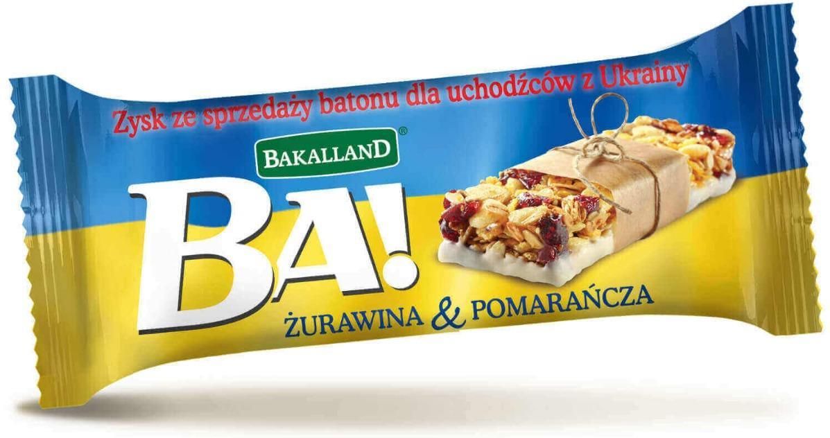 Bakalland Ba! Baton Zbożowy Żurawina I Pomarańcza Ukraina - Ceny i ...