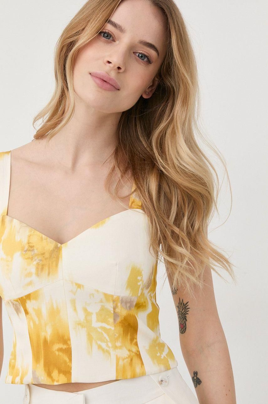 Marella top damski kolor żółty - Ceny i opinie - Ceneo.pl