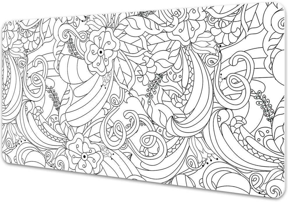 Fototapety Kwiaty Doodle Mata Na Biurko - Opinie i atrakcyjne ceny na ...