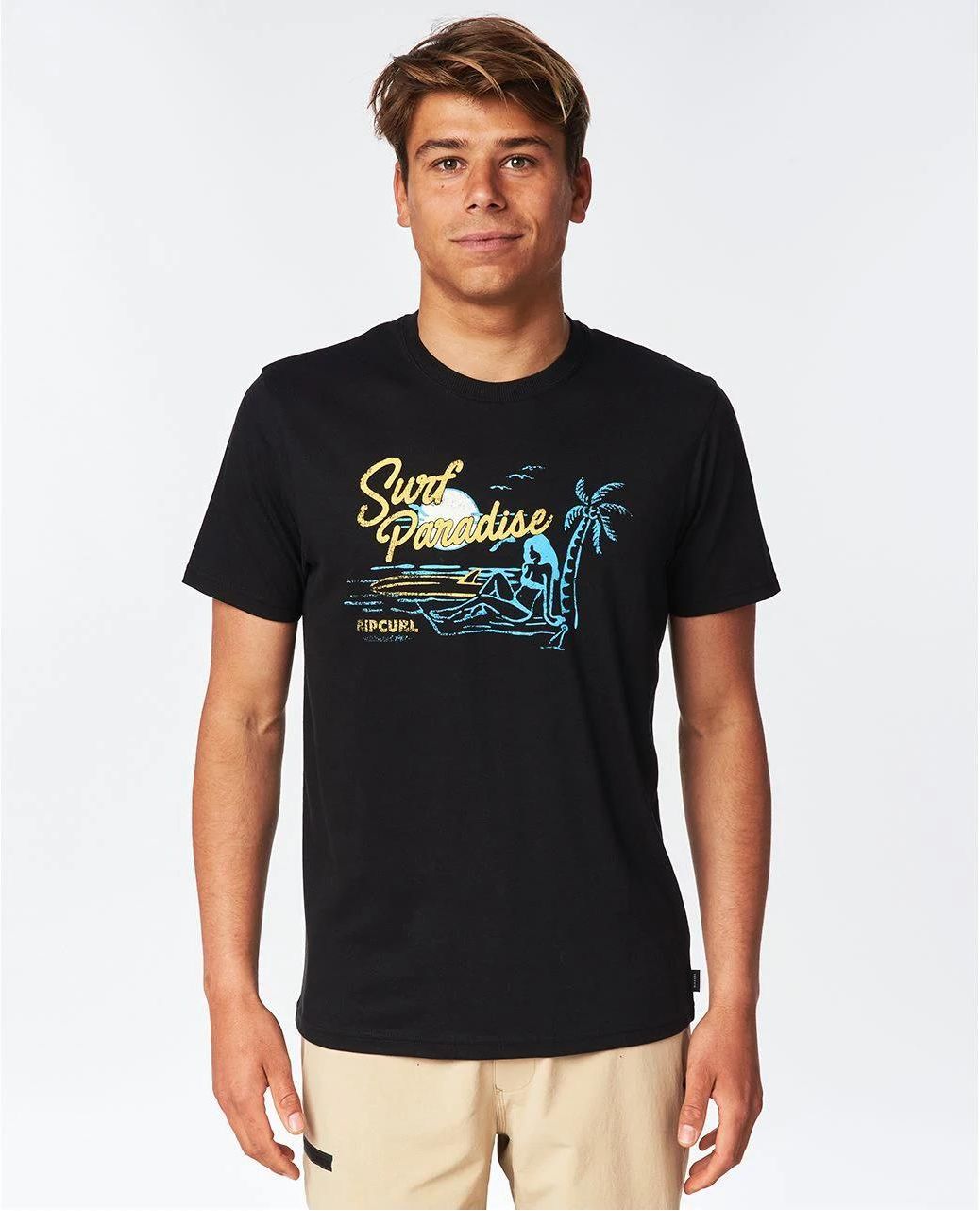 T-Shirt RIP CURL Framed Tee - czarny - Ceny i opinie - Ceneo.pl