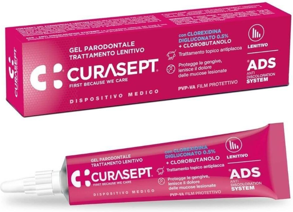 Curasept Ads350 Soothing - Żel Leczniczy Łagodzący Na Dziąsła Z ...