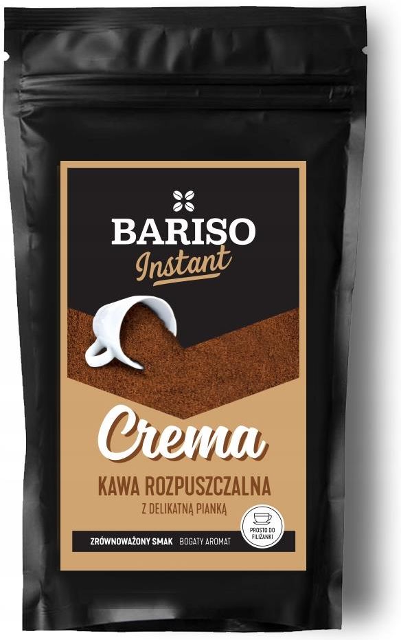 Kawa Bariso Kawa Rozpuszczalna Crema Z Pianką 100g - Ceny i opinie ...