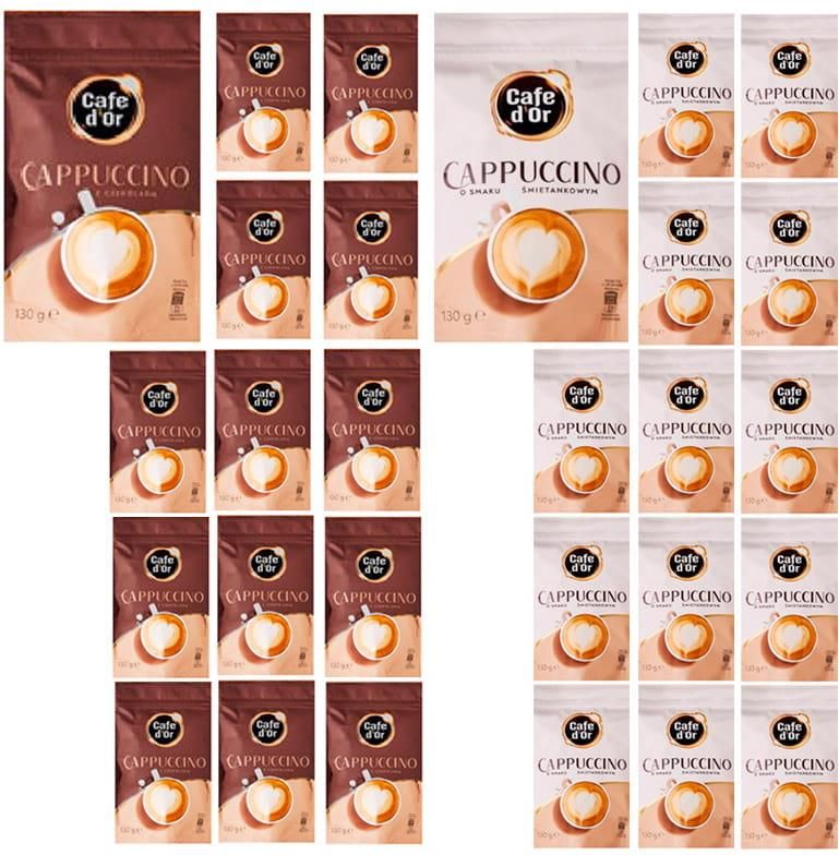 Kawa Cappuccino Cafe D Or Mix Smaków 28x130g - Ceny i opinie - Ceneo.pl