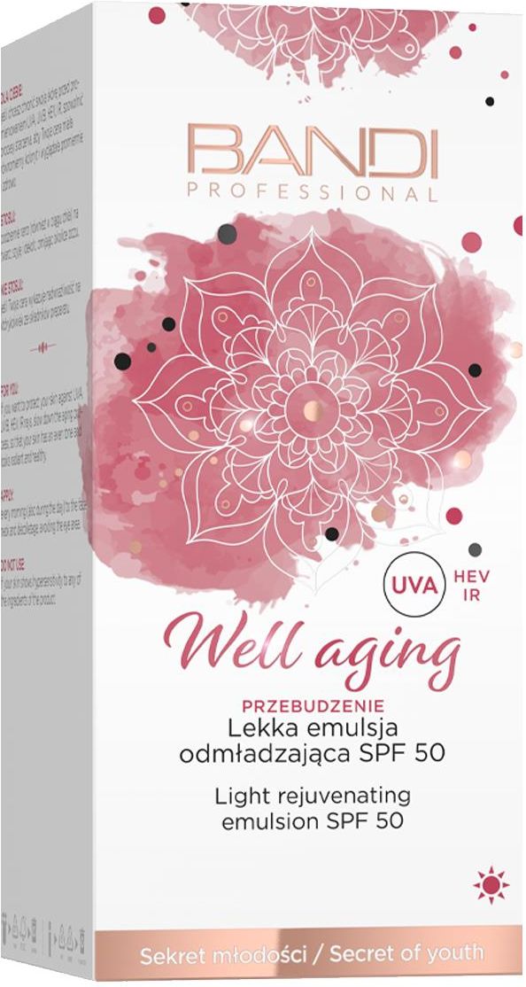 Krem do twarzy Bandi Well Aging Lekka Emulsja Odmładzająca Do Twarzy Spf50 50ml - Opinie i ceny ...