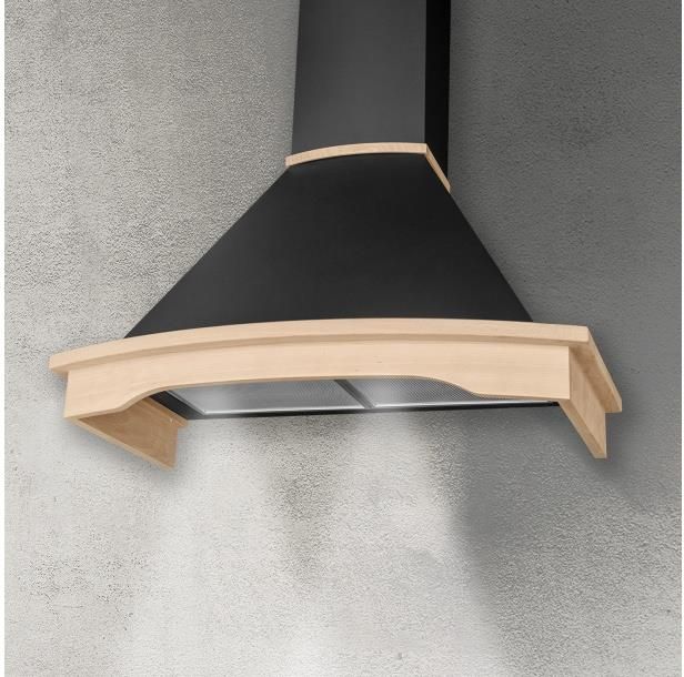 Okap Afrelli Retro Regio 60 Czarny Mat - Opinie i ceny na Ceneo.pl