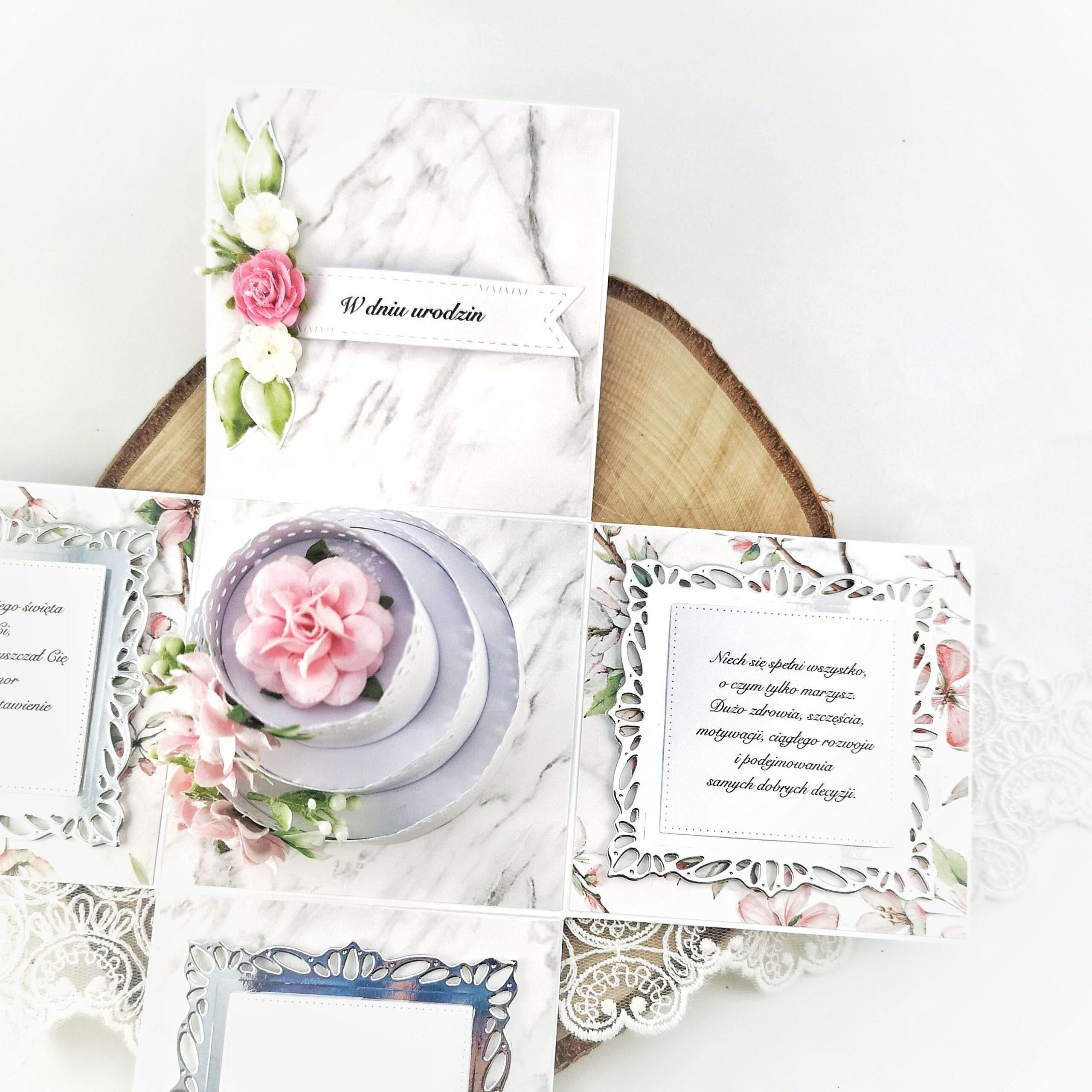 Urodzinowy exploding box z tortem - Ceny i opinie - Ceneo.pl