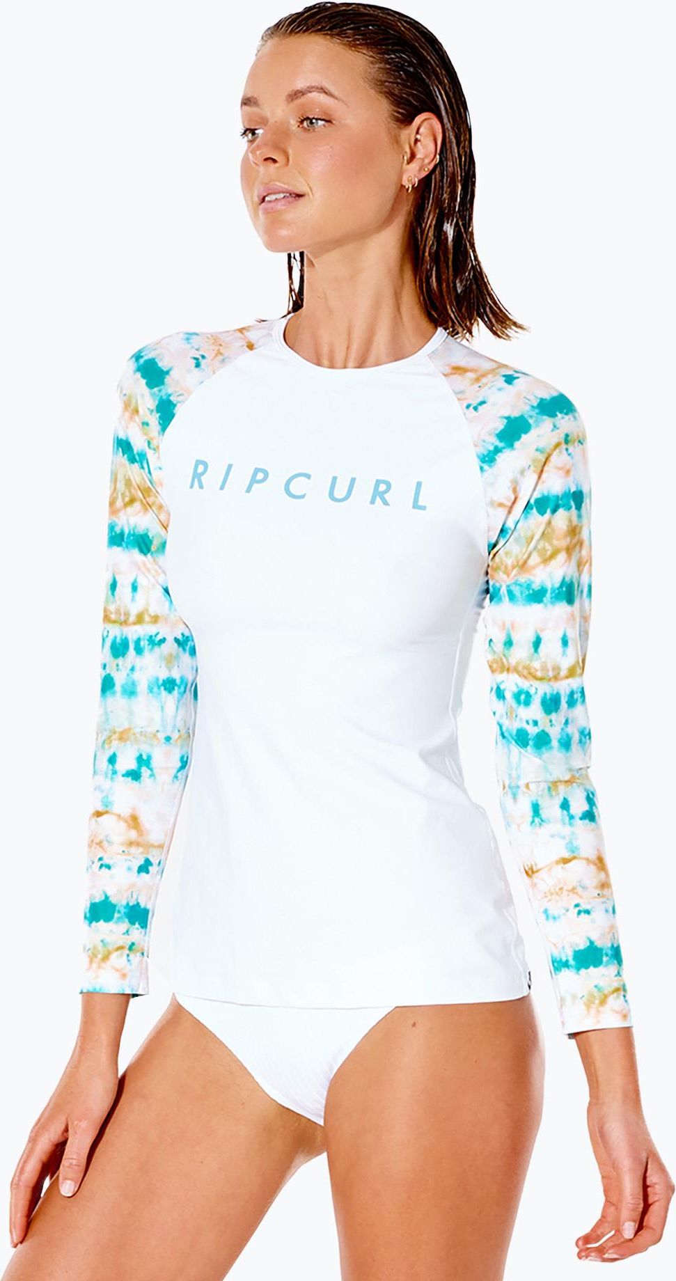 Rip Curl Summer Breeze Relaxed Ls Rashguard Biały - Ceny i opinie - Ceneo.pl
