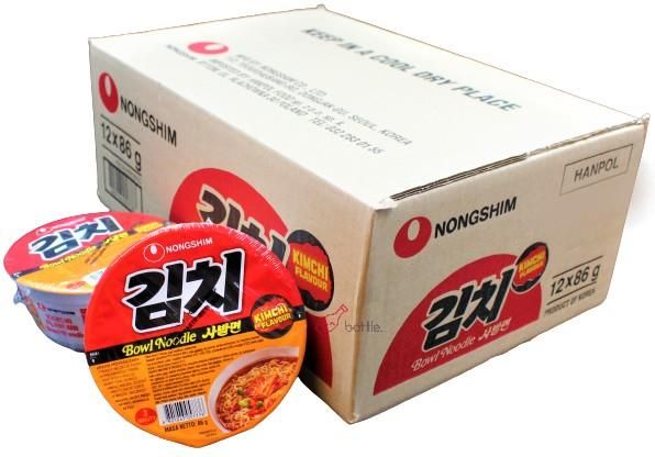 NONGSHIM KUKSU KIMCHI FLAVOUR PIKATNTNA ZUPA ORIENTALNA 86G 12SZT ...