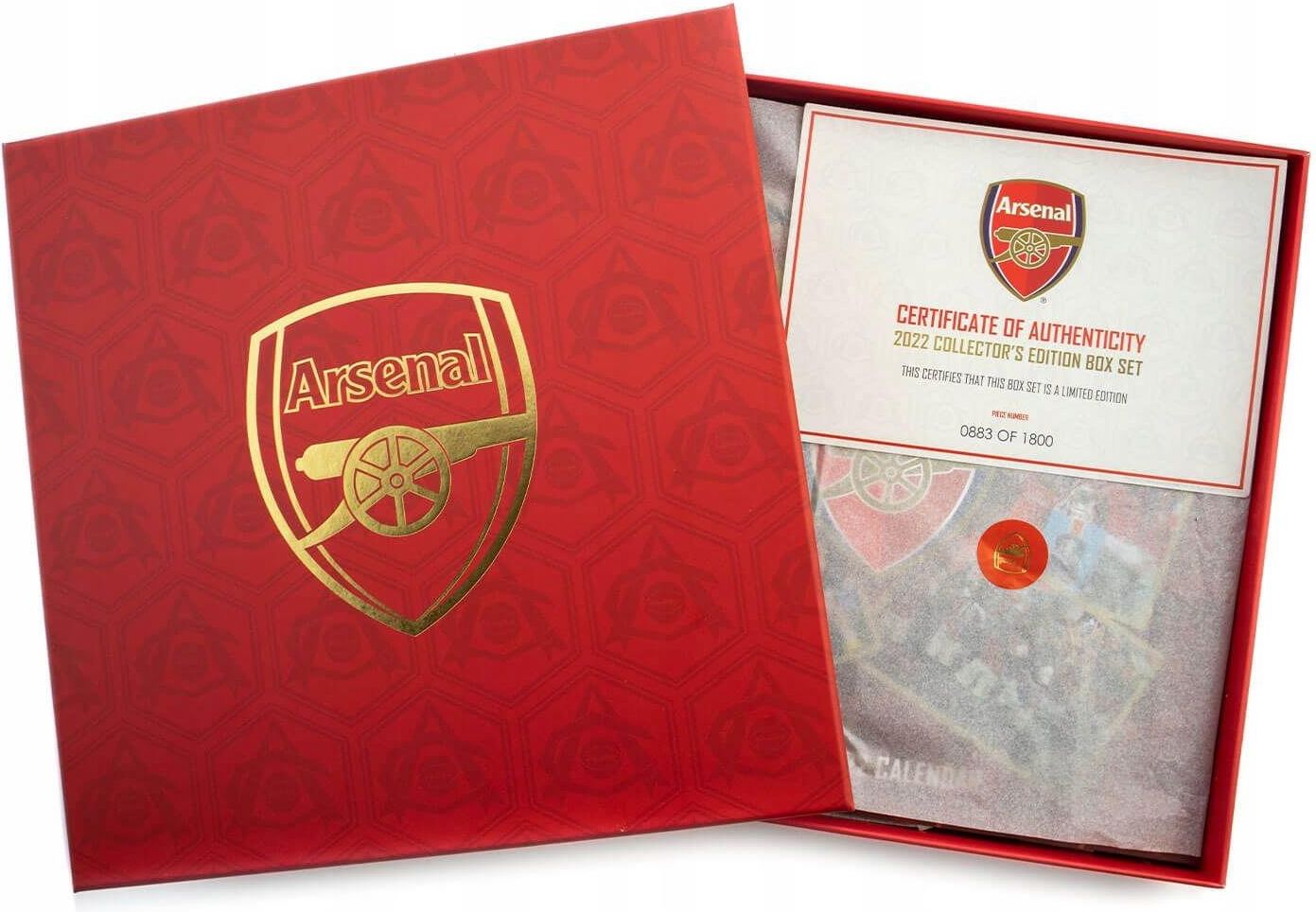 Kalendarz ścienny Arsenal Fc 2022 Gift box - Ceny i opinie - Ceneo.pl