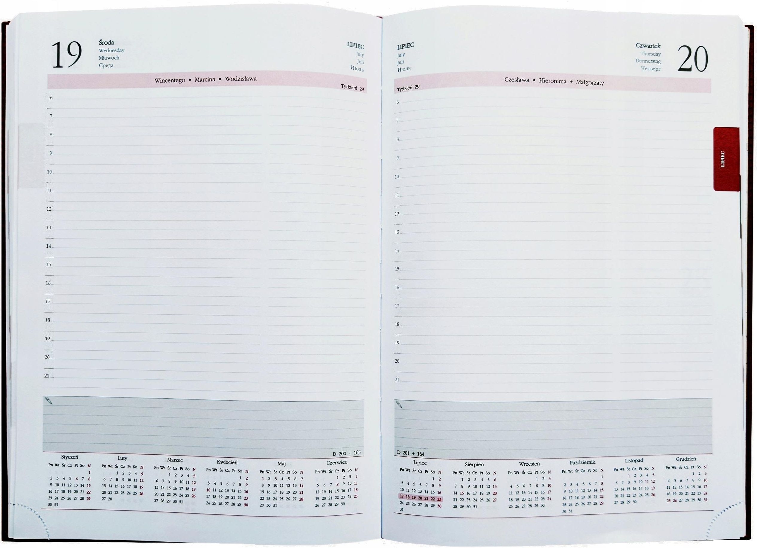 Kalendarz A4 Dzienny terminarz książkowy 2023 - Ceny i opinie - Ceneo.pl