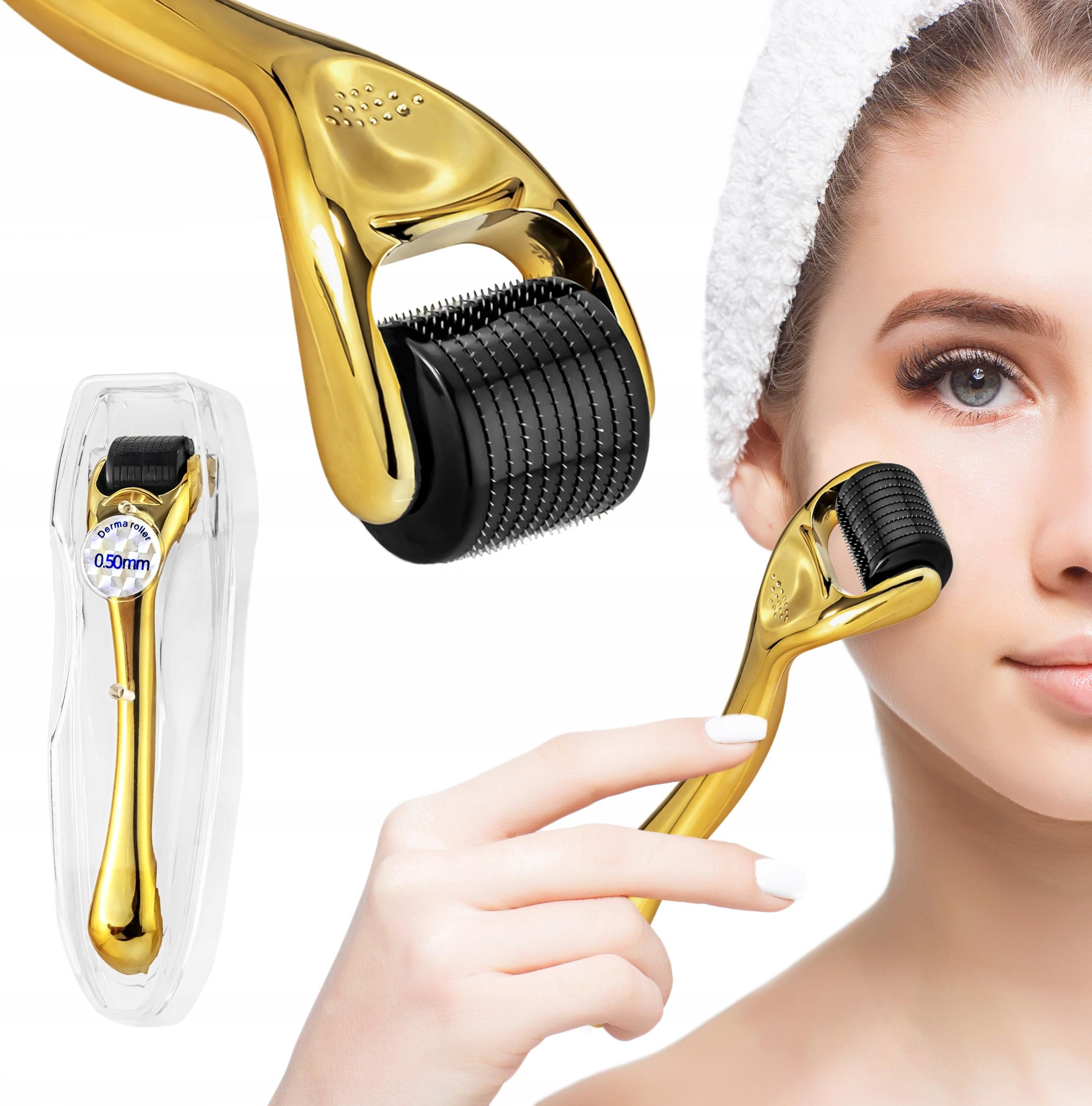 Derma Roller Gold Do Mezoterapii Mikroigłowej 0.5 Mm - Opinie i ceny na ...
