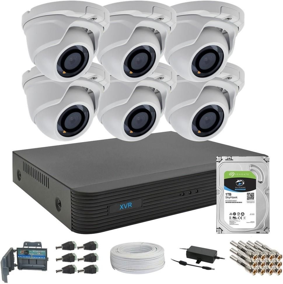 Zestaw do monitoringu Dvs Digital Video System Zestaw Monitoringu 6 ...