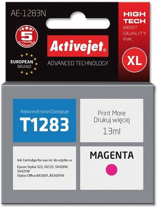 Tusz Activejet Epson T1283 Czerwony AE-1283N do drukarki - Opinie i ...