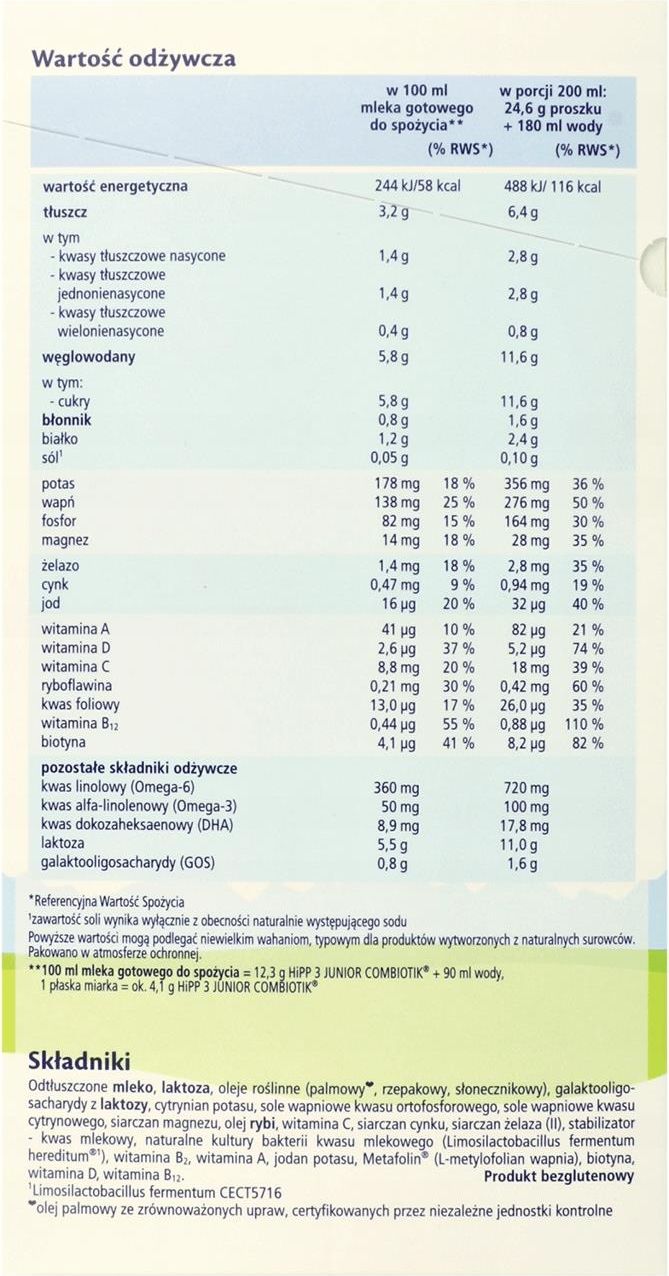 Hipp 3 Bio Combiotik Zestaw 2 Sztuk 1100G - Ceny i opinie - Ceneo.pl