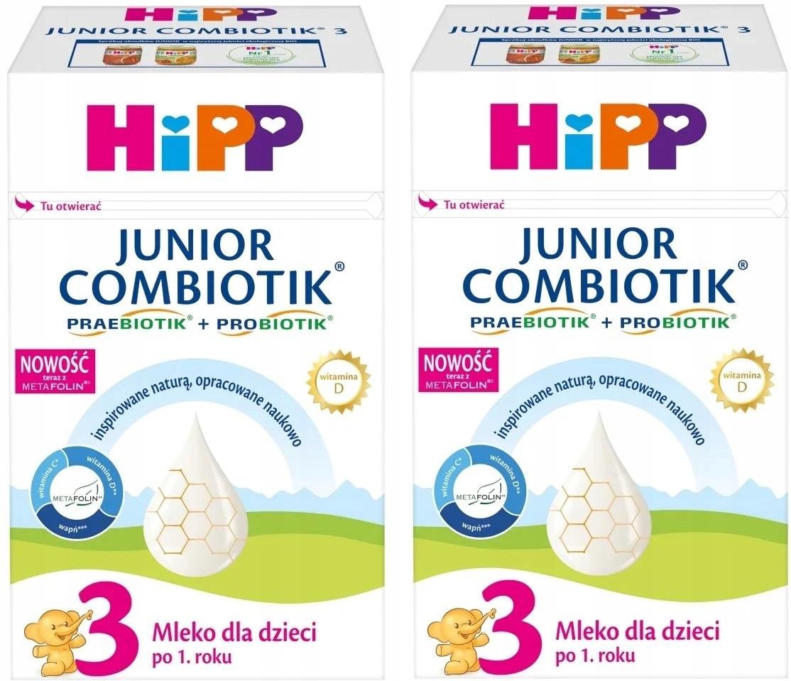 Hipp 3 Bio Combiotik Zestaw 2 Sztuk 1100G - Ceny i opinie - Ceneo.pl