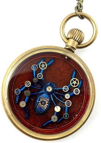 WISIOR - BLUE SPIDER - DWUSTRONNY - unikat - Ceny i opinie - Ceneo.pl