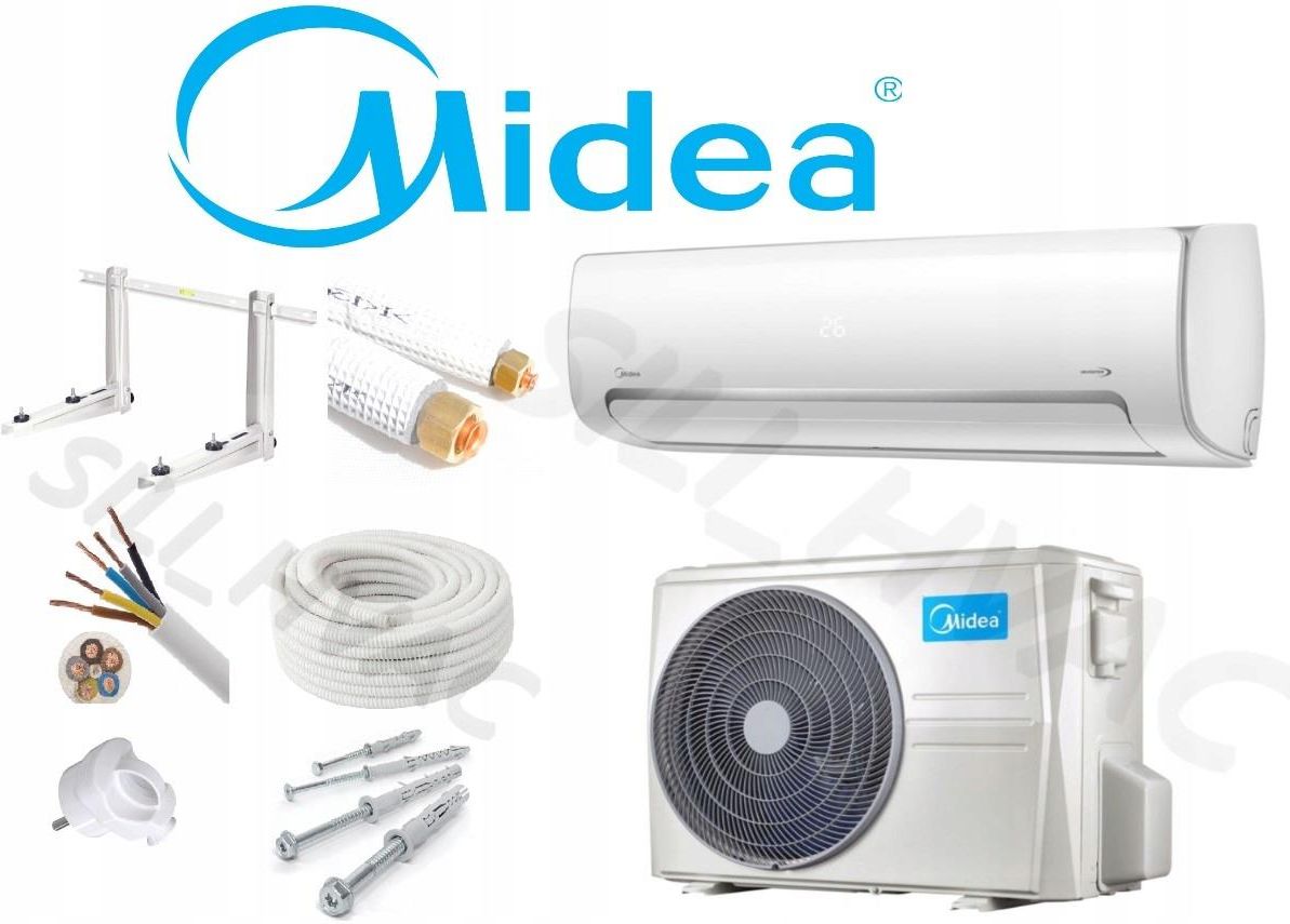 Klimatyzator Klimatyzator Midea Smart 3,4Kw Samodzielny Montaż ...