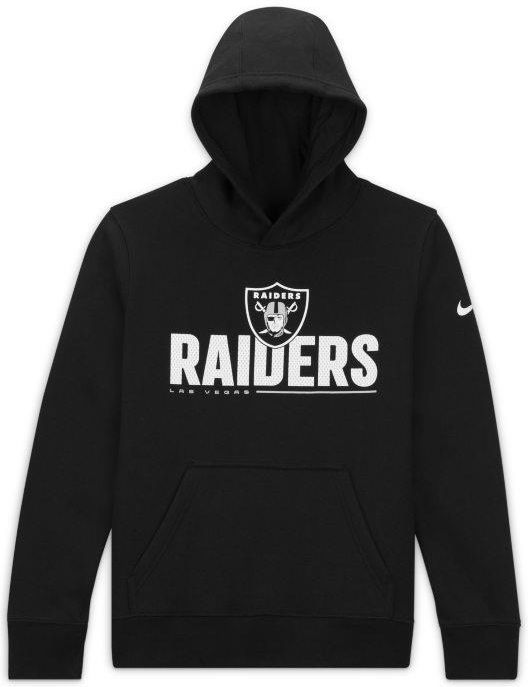Nike Bluza Z Kapturem Dla Dużych Dzieci Nfl Las Vegas Raiders Czerń ...