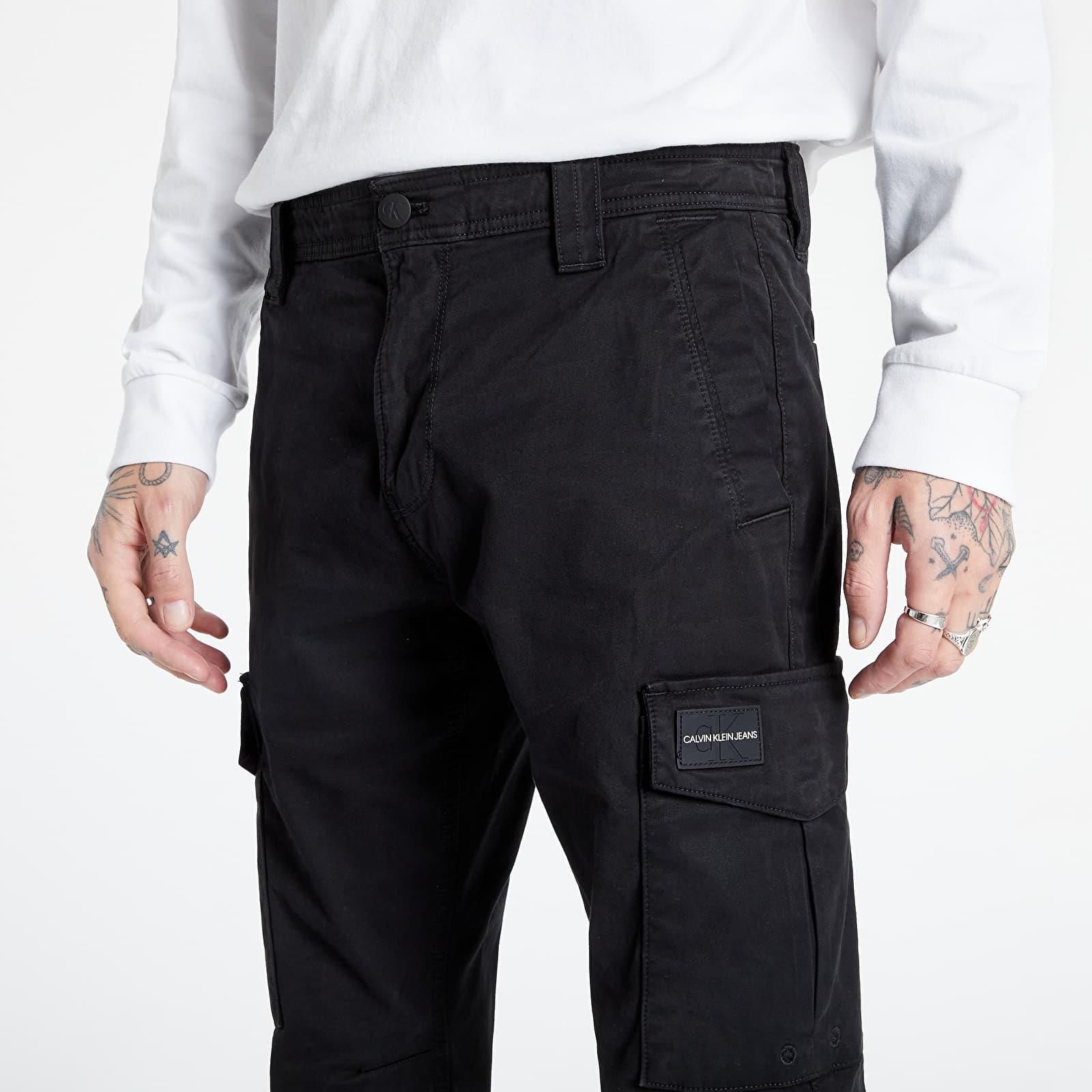 Calvin Klein Jeans Skinny Washed Cargo Pants Ck Black - Ceny i opinie ...