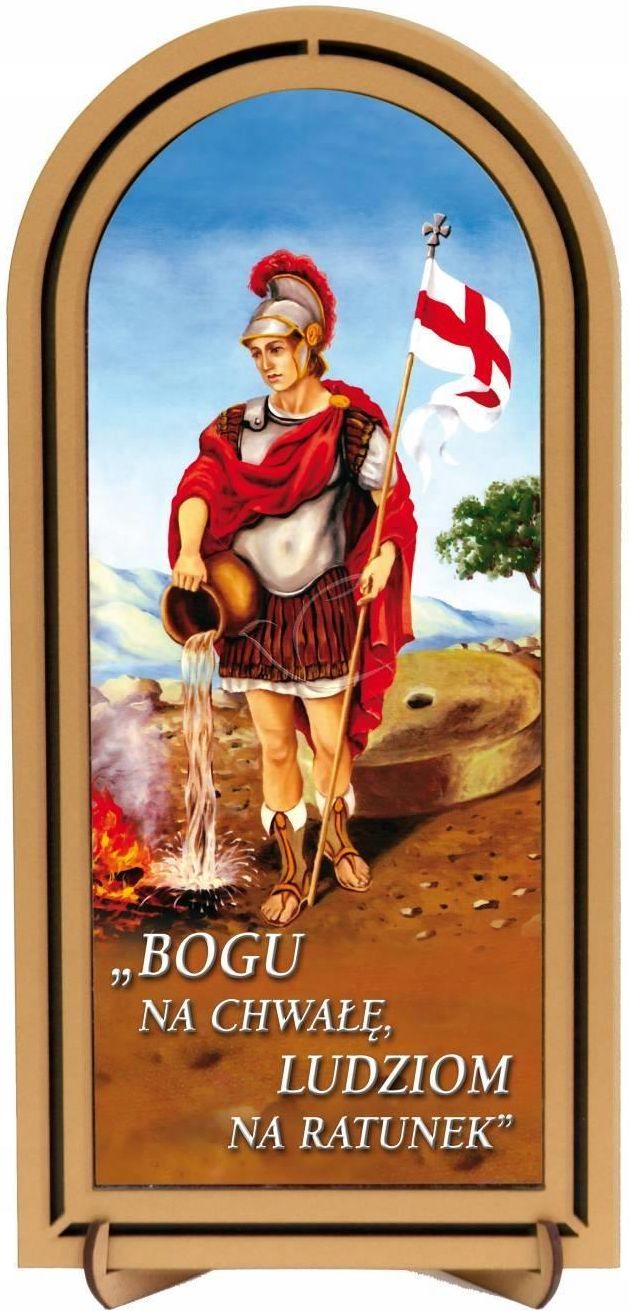 Obraz półokrągły w ramce Hdf - Święty Florian (158) - Ceny i opinie ...