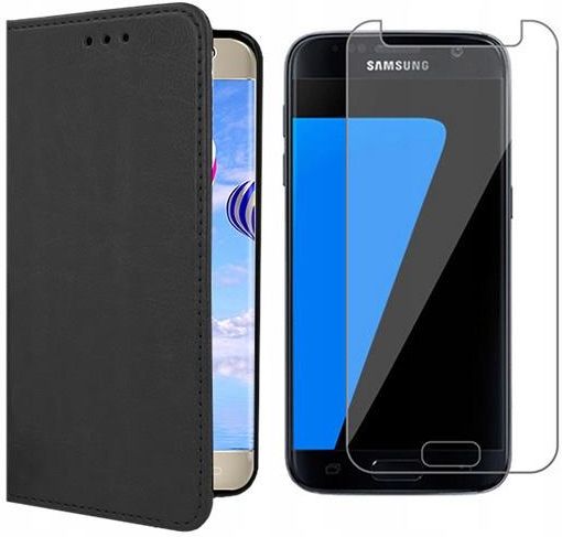Sam Galaxy S7 Edge G935 Etui Skóra Pokrowiec Szkło (5885850e-c63c-414e ...