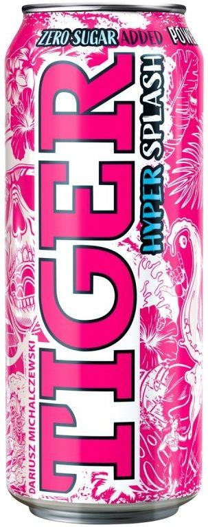 Tiger Hyper Splash Gazowany Napój Energetyzujący 500ml - Ceny i opinie - Ceneo.pl