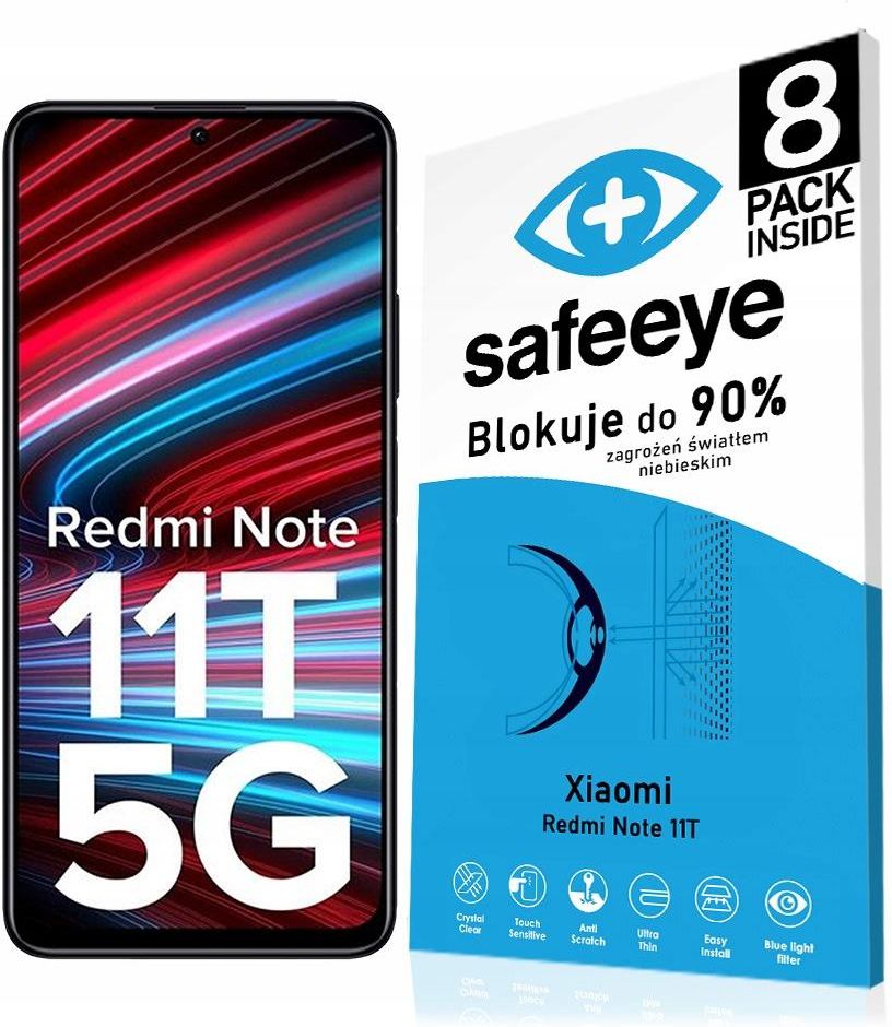8x Anti Blue Szkło Do Xiaomi Redmi Note 11T (7411ee14-f70a-4eba-82dd-72b592bf7a9a) - Opinie i ...