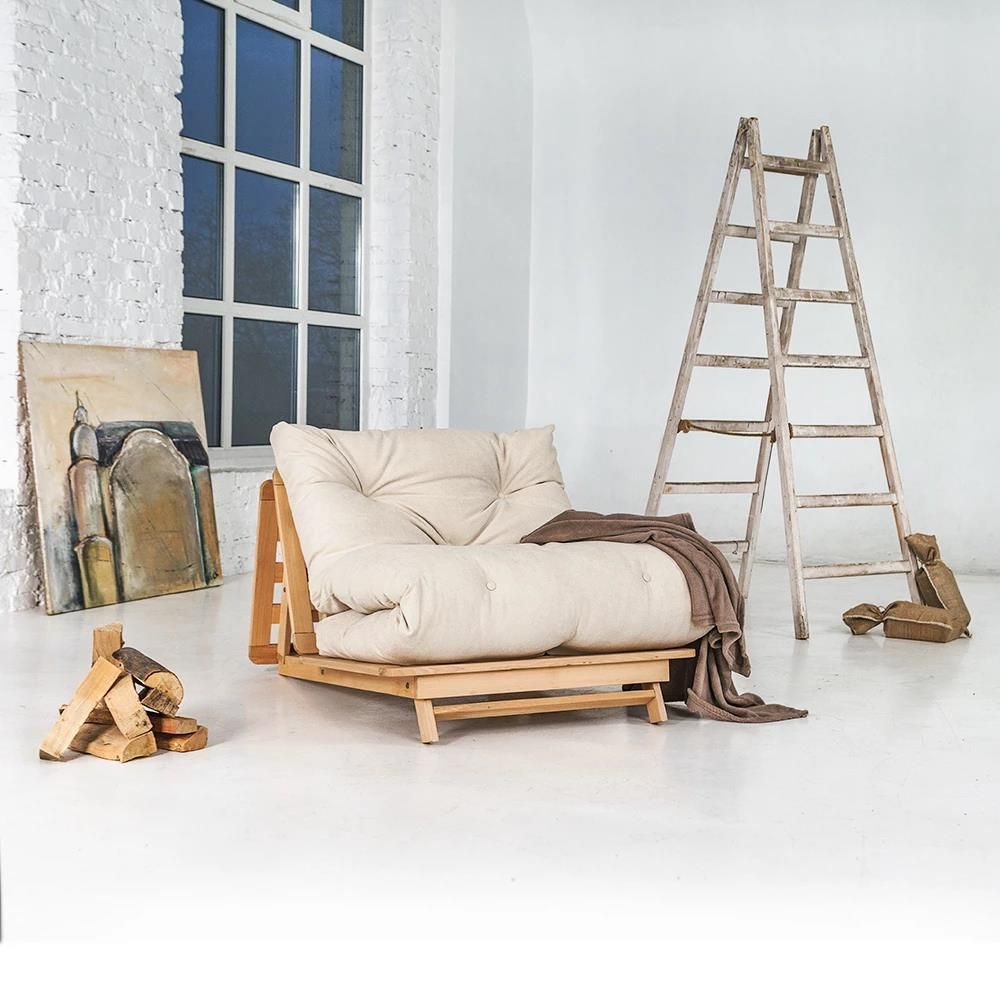 Woodman Japońska Sofa Rozkładana Futon 90X200 Layti 90 Drewno Bukowe ...