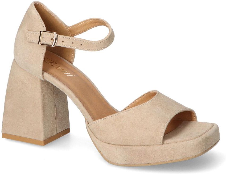 Sandały Deoni D109 Beżowe Zamsz - Ceny i opinie - Ceneo.pl