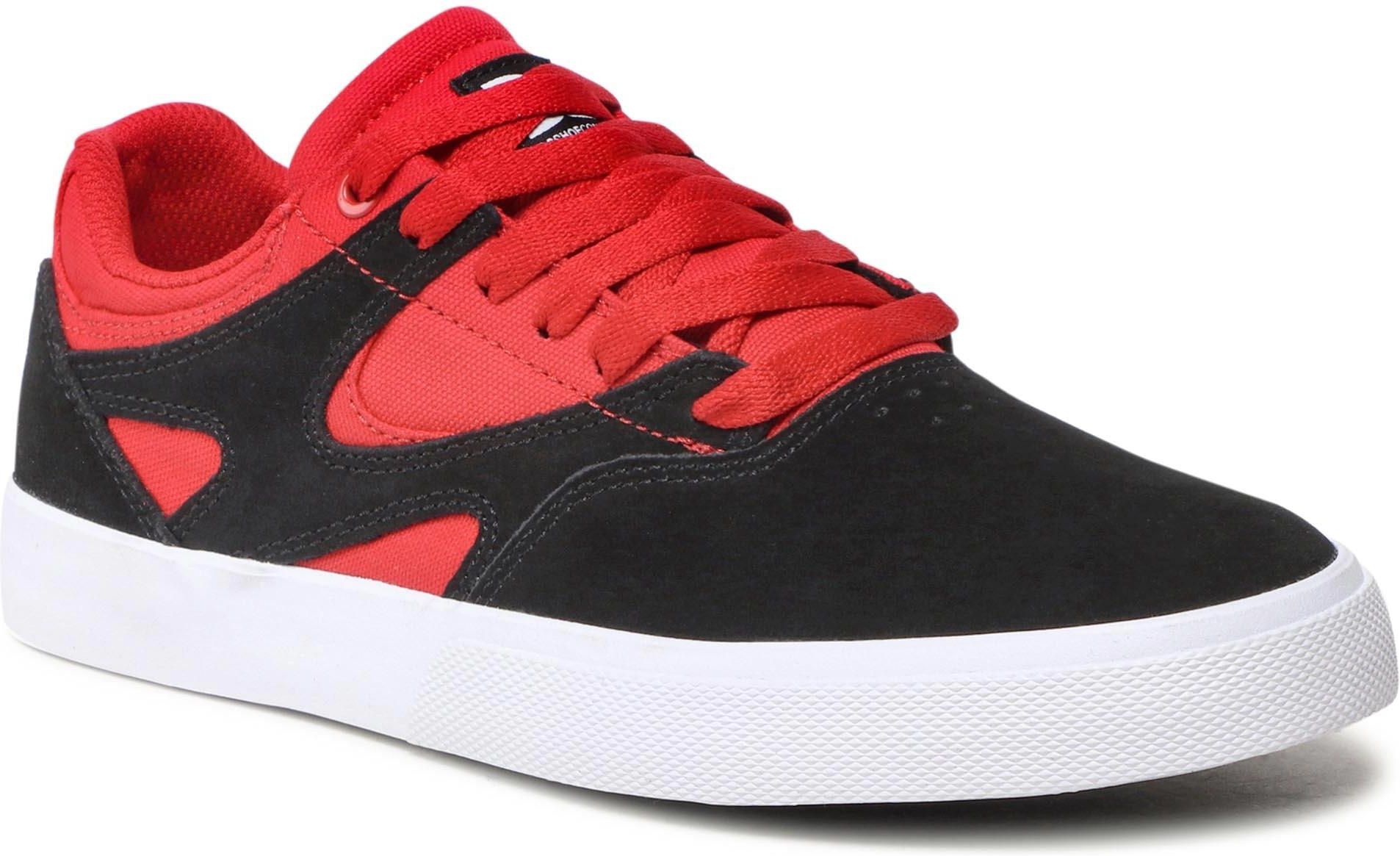 Sneakersy DC - Kalis Vulc ADYS300569 Black/Athletic Red(Bat) - Ceny i ...